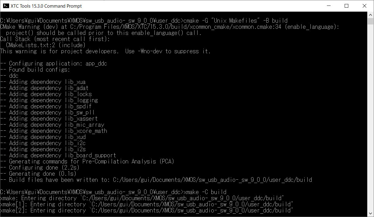 XMOSの開発環境を構築して簡単なDDCを作る - guiメモ