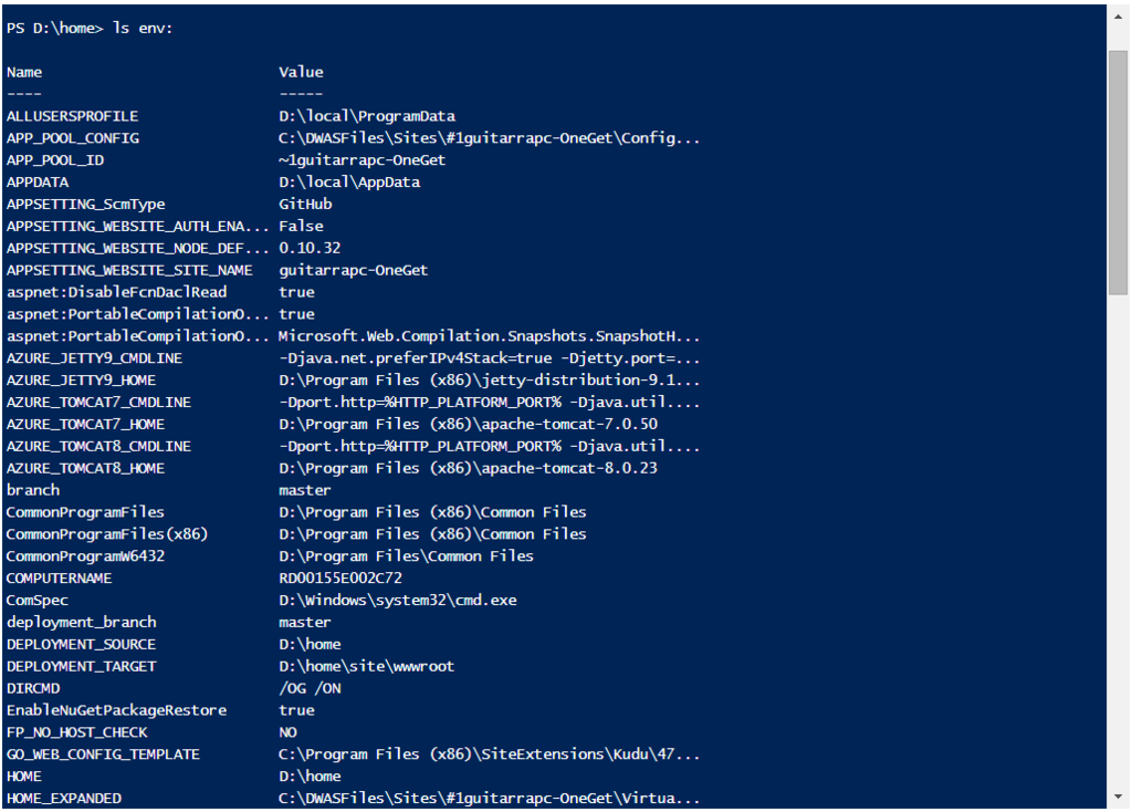 Azure Web App のカスタムデプロイを使って特定のディレクトリをGitHubと同期する - tech.guitarrapc.cóm