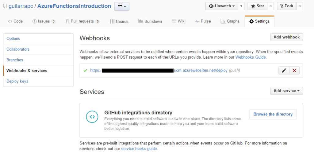 Azure FunctionsをGitHubとContinuous Integrationして自動デプロイされるようにしてみた - tech.guitarrapc.cóm