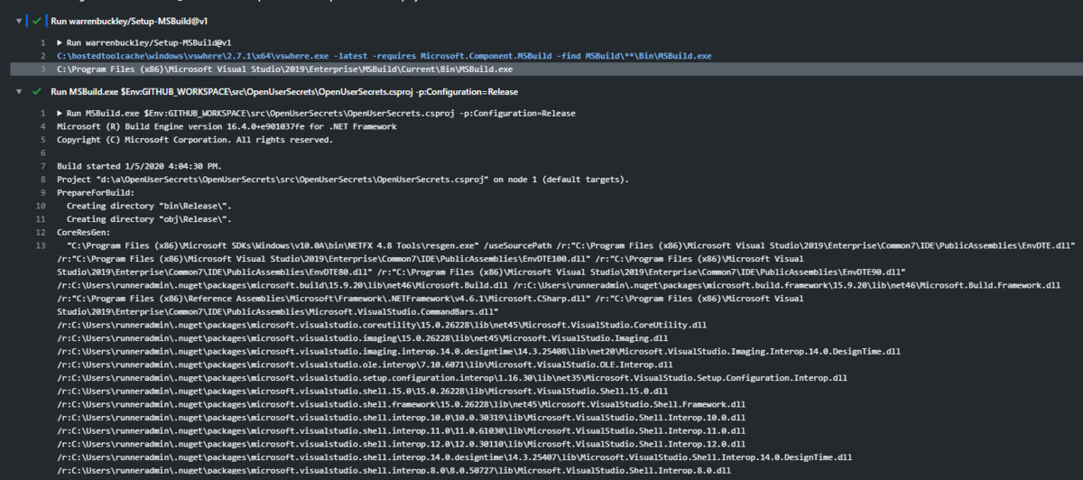 GitHub Actionsで.NET Frameworkプロジェクトをビルドする - tech.guitarrapc.cóm