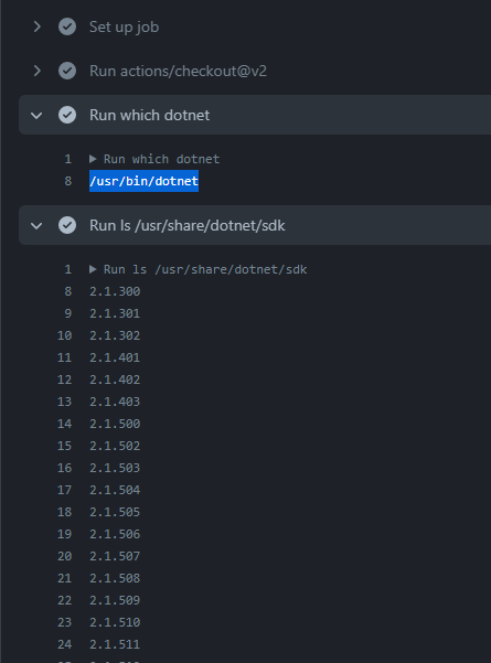 GitHub Actionsのsetup-dotnetとホストランナーの.NET SDK - tech.guitarrapc.cóm