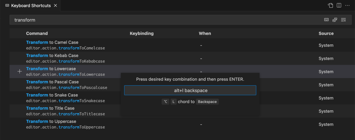 VSCode で文字列を大文字・小文字に変換する - gumfum blog