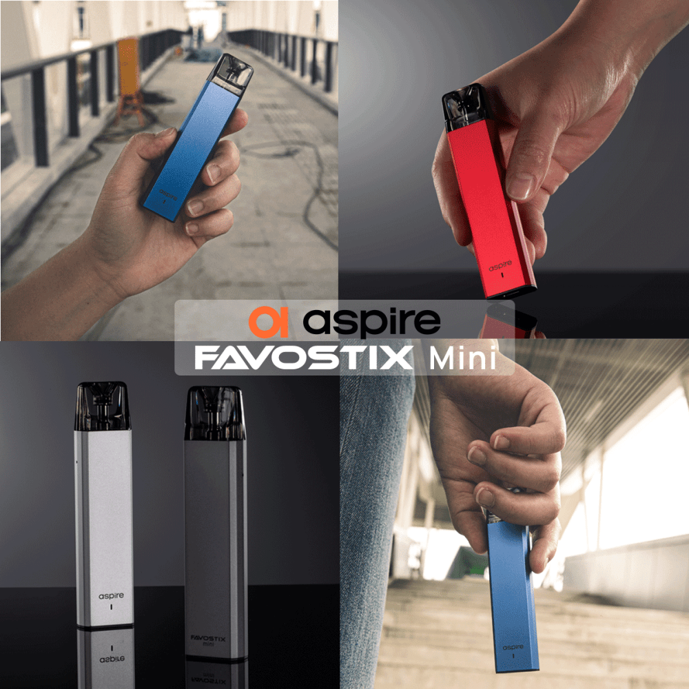 オートパフのPOD型VAPE「Aspire Favostix mini」の実機レビュー - ミルフモ