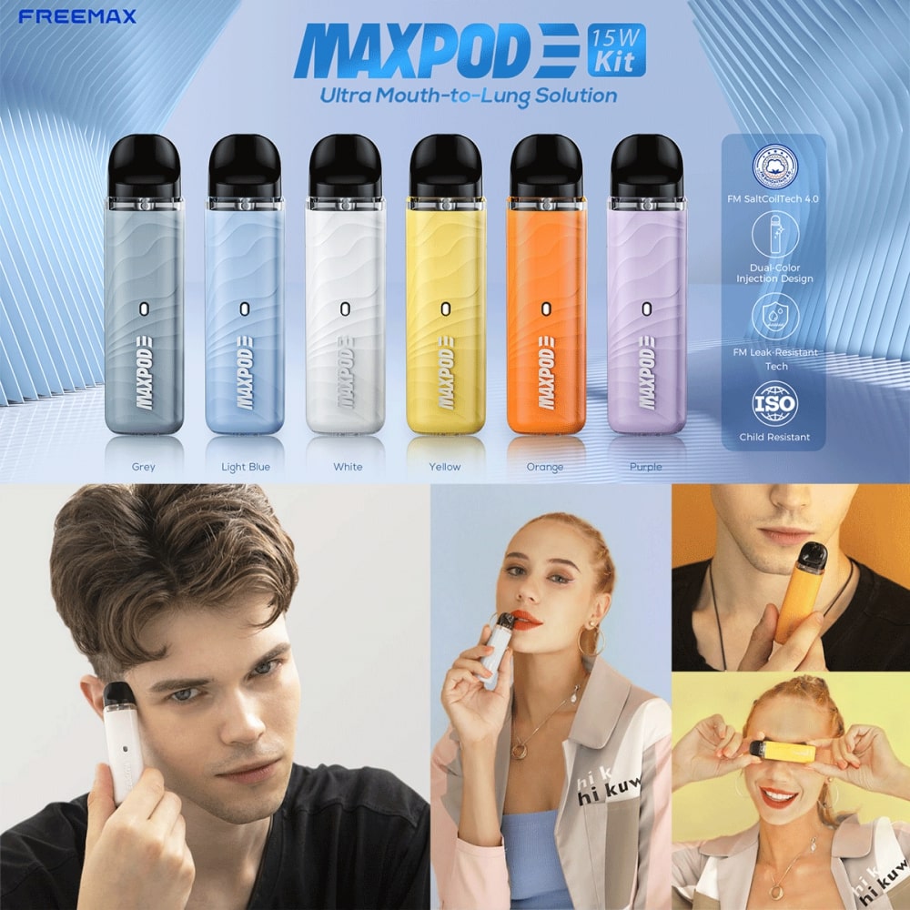 「FreeMax MAXPOD 3」レビュー、簡単操作で手が汚れないPOD型VAPE - ミルフモ