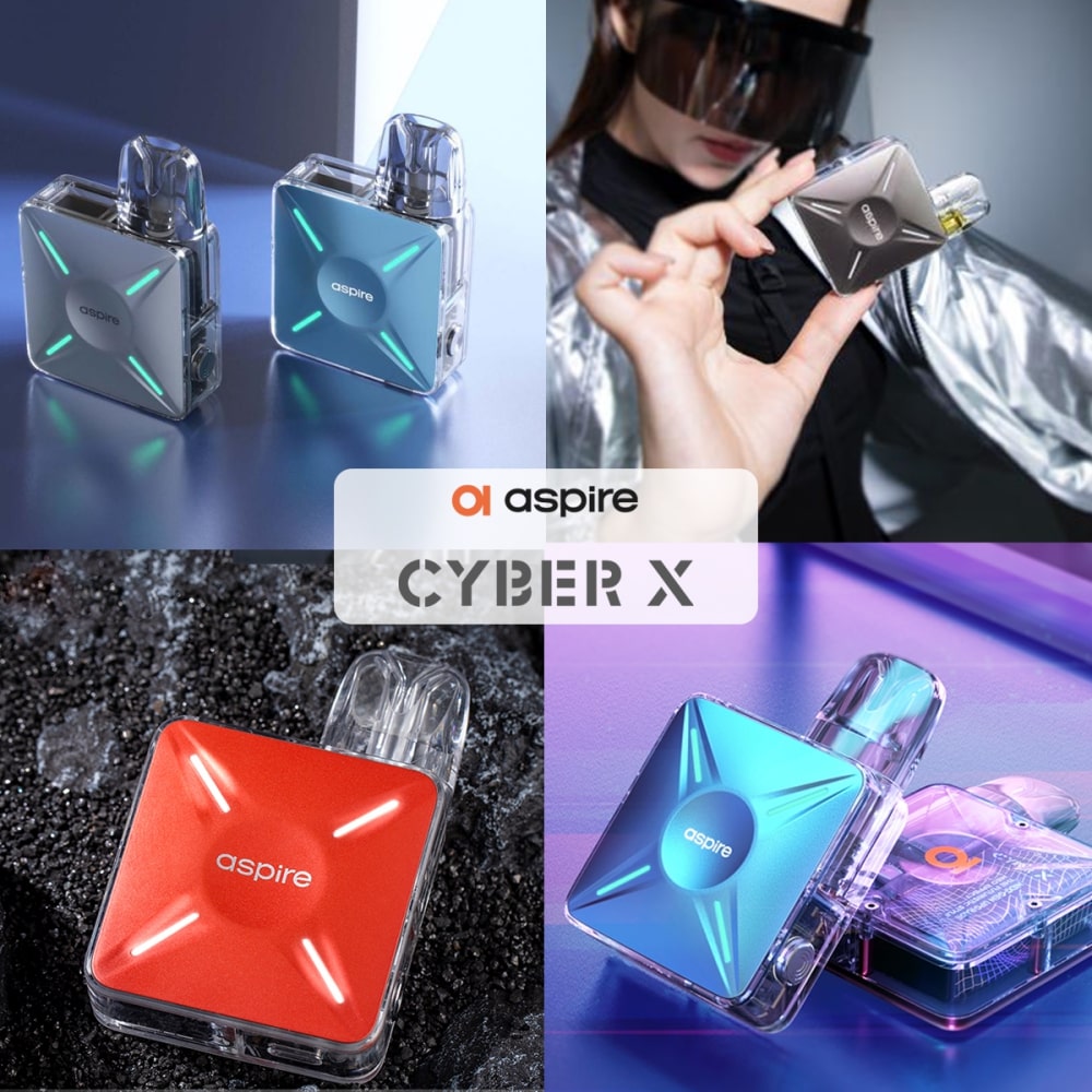「Aspire Cyber X」内部基盤”見せ”スタイルのPOD型VAPEが登場！ - ミルフモ