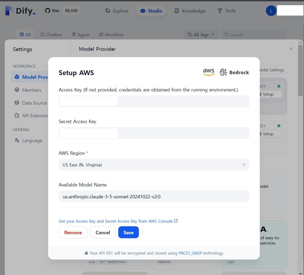 DifyとAws Bedrockを統合してプライベートなマルチモーダルAIチャットボット構築を簡単に試す - ローソンデジタルイノベーション テックブログ