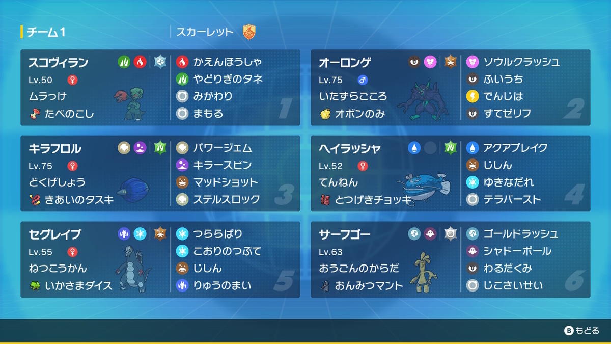 【SVS2シングル】スコヴィランムラっけ軸構築 レート2033 845位 - haradaのポケモンブログ