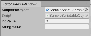 【Unity】ScriptableObject の InspectorGUI を EditorWindow で利用する - うにてぃブログ