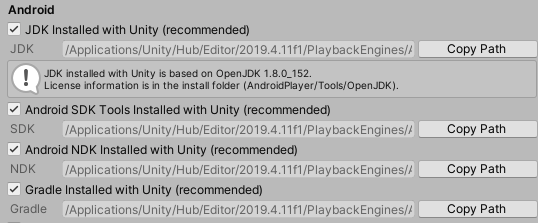 【Unity】UnityHub から Android ビルド用 SDK 等のインストール - うにてぃブログ
