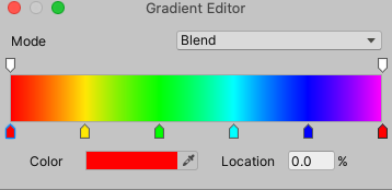【Unity】Gradient で色相関パターンの色を設定する - うにてぃブログ