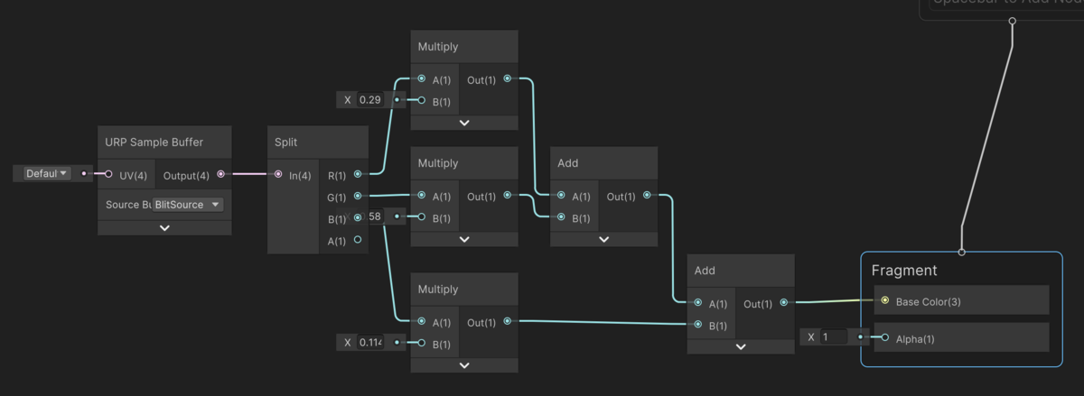 【Unity】URP の FullScreen ShaderGraph を試す - うにてぃブログ