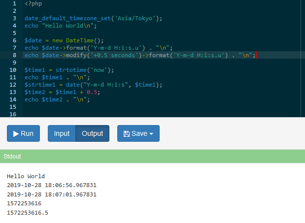 PHPのdateTimeクラスでPythonのdatetime.timedelta的なことはできないのか？【調査中】 - haiju's 開発メモ