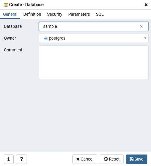 pgAdmin4を使ってPostgreSQL 10.10の起動からSQLの実行までチュートリアルをやってみた - haiju's 開発メモ