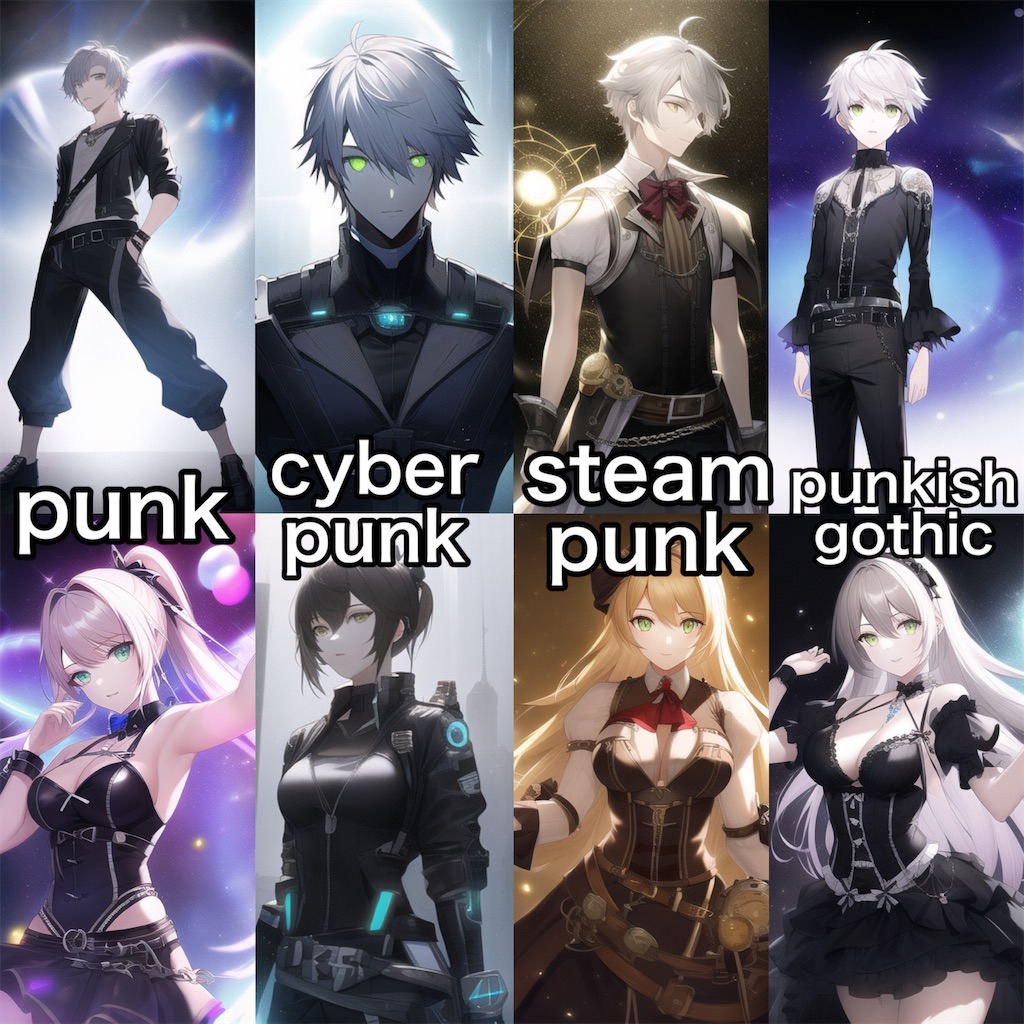 NovelAI 呪文まとめ - 服・衣装作成呪文(プロンプト) - haruの雑記ブログ