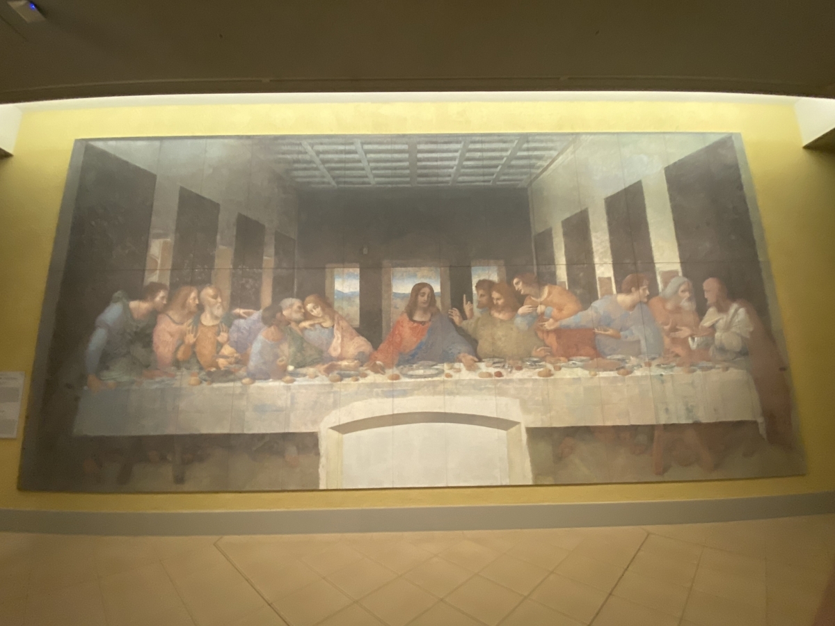 陶板画・最後の晩餐 キハ58君の鉄道など ひとコマ