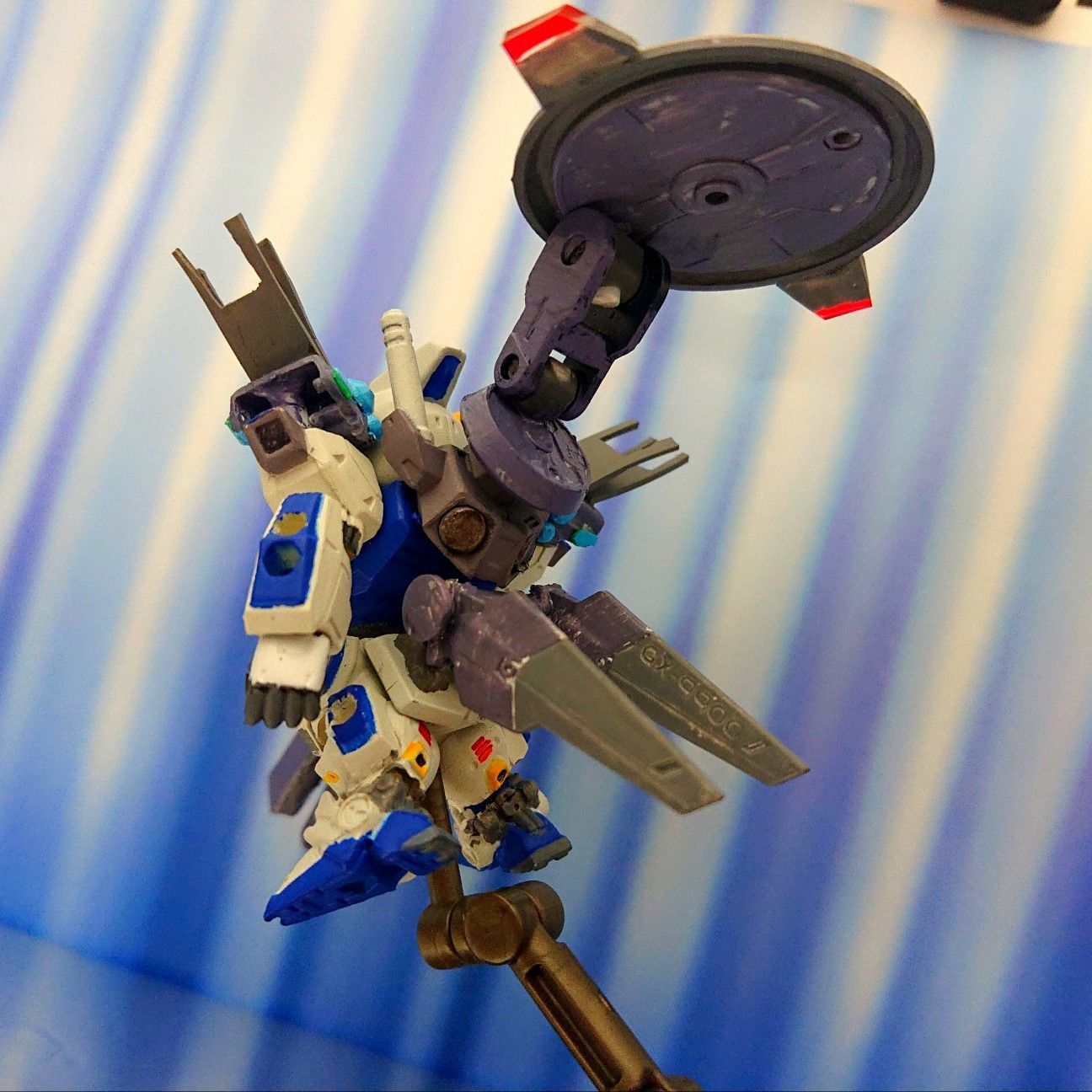 ガシャポン戦士風改造 ガンダムF90Eタイプ(FWコンバージ改造) - 金鍍金の地下迷宮 -FUnny MIdas Formicary-