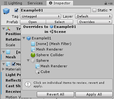 【Unity】Unity2018.3以降におけるPrefabの使い方をちゃんと理解する - LIGHT11