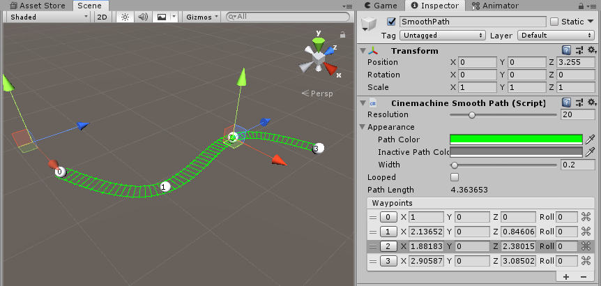 【Unity】【Cinemachine】Virtual CameraのTracked Dollyでパスに沿ってカメラを動かす - LIGHT11