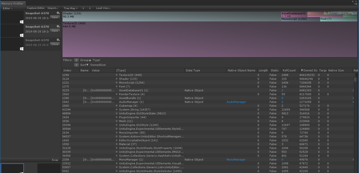 【Unity】Memory Profilerでメモリを使いすぎなオブジェクトを特定する - LIGHT11