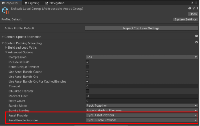 【Unity】Addressableアセットシステムで同期的にリソースをロードする（追記あり） - LIGHT11