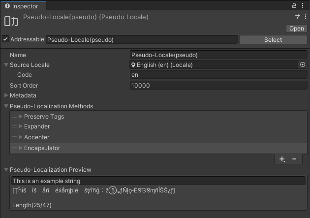【Unity】【Localization】Pseudo-Localizationでローカライズに関する色んなテストを行う - LIGHT11