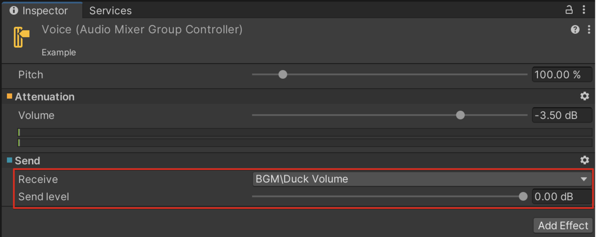 【Unity】Audio Mixerを使ってダッキング（サイドチェイン）する - LIGHT11