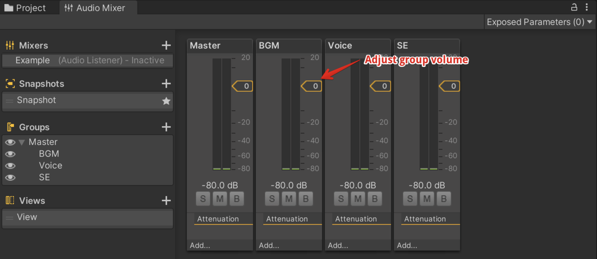 【Unity】Audio Mixerでサウンドをカテゴリ化して音量を管理する - LIGHT11