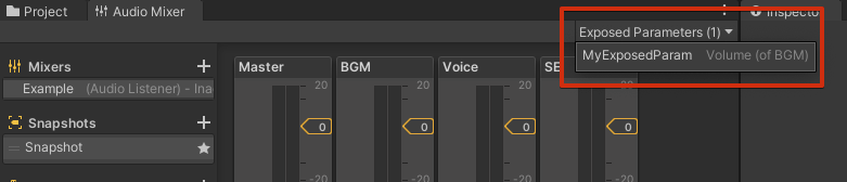 【Unity】Audio Mixerで色々なパラメータをスクリプトから制御できるExposed Parameterの使い方 - LIGHT11