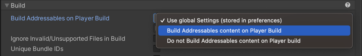 【Unity】【Addressables】Unity2021.2からビルド時にAddressablesも自動ビルドできるようになった - LIGHT11