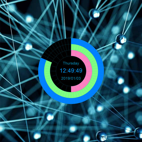サイズを変更できるWindows用の時計ソフト「Eusing Clock」 - 浜村拓夫（・∀・）作品集
