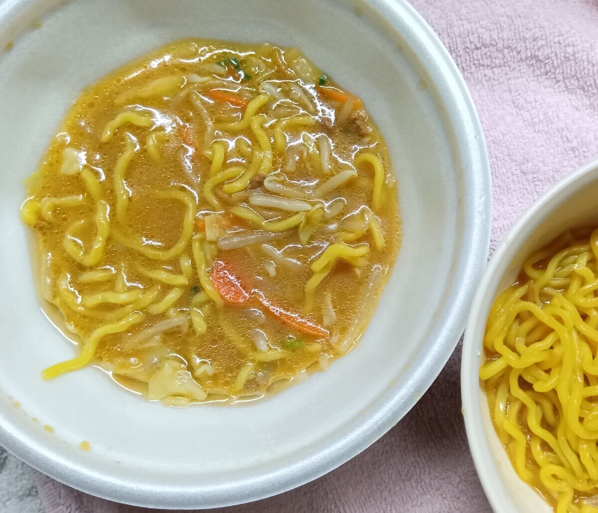 ローソンさんの信州味噌ラーメン - honn blog Diary
