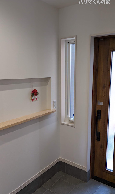 【web内覧会】玄関＆シューズクローク - ハリマくんの家
