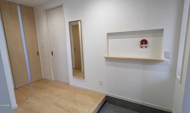 【web内覧会】玄関＆シューズクローク - ハリマくんの家