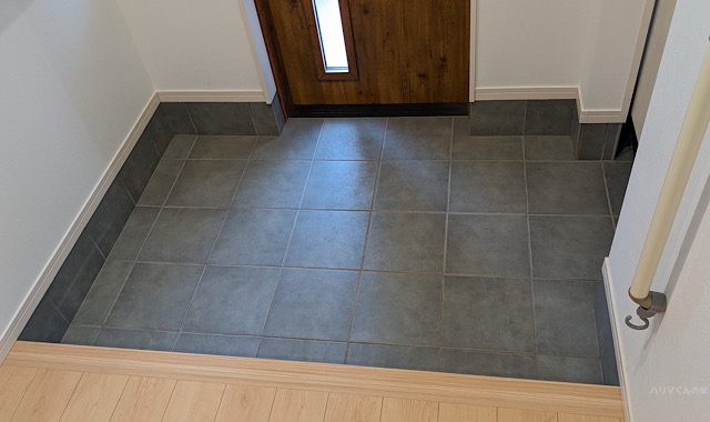 【web内覧会】玄関＆シューズクローク - ハリマくんの家