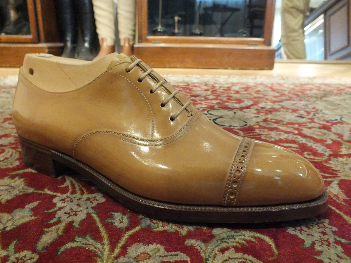 Bespoke shoemaker Marquess by Shoji Kawaguchi Oxford - Punched Cap Toe ...