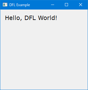 DFL: Labelコントロールのサンプルを追加 - ...ing logging 4.0