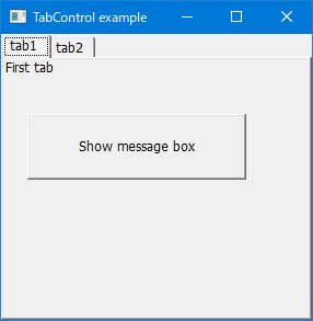 DFL: TabContolのサンプルコード - ...ing logging 4.0