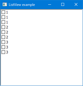 DFL: ListViewコントロールのサンプルコード - ...ing logging 4.0