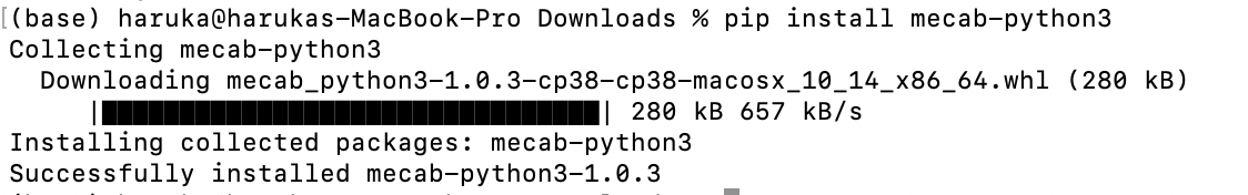 Macでmecabを使うまで - My Note