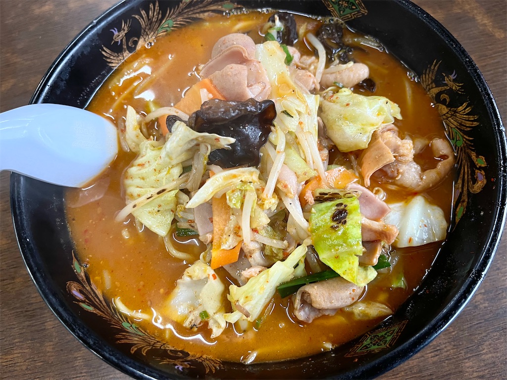 『吾妻屋』②「ねぎ味噌ラーメン+半チャーハン、もつ味噌ラーメン」岩手県紫波町 - 主にラーメン日記 by harusakikai@はてな