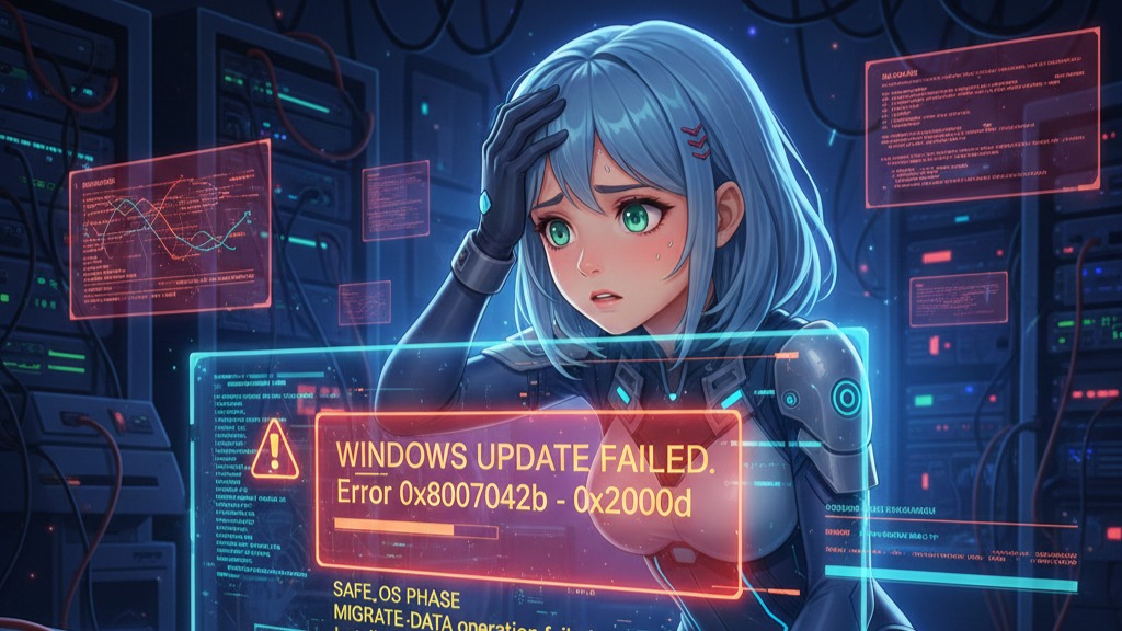 Windows11アップデート離脱後に出るエラー0x8007042b-0x2000dの原因と対処：Safe OS phaseでのmigrate ...