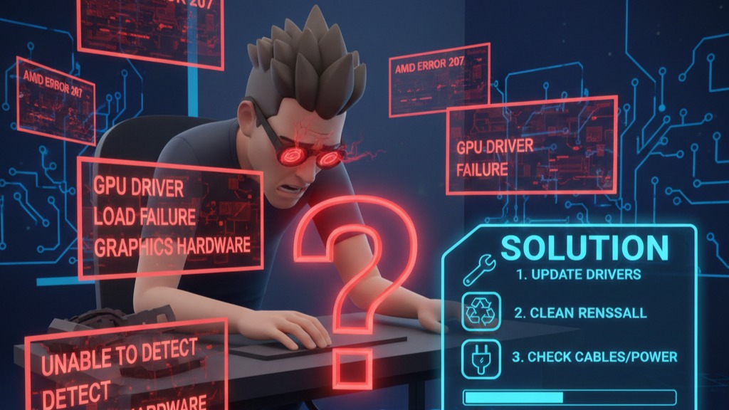 AMDエラーコード207の原因と対処法｜GPUドライバーが正常に読み込まれない問題をまとめて解決 - エラー大全集