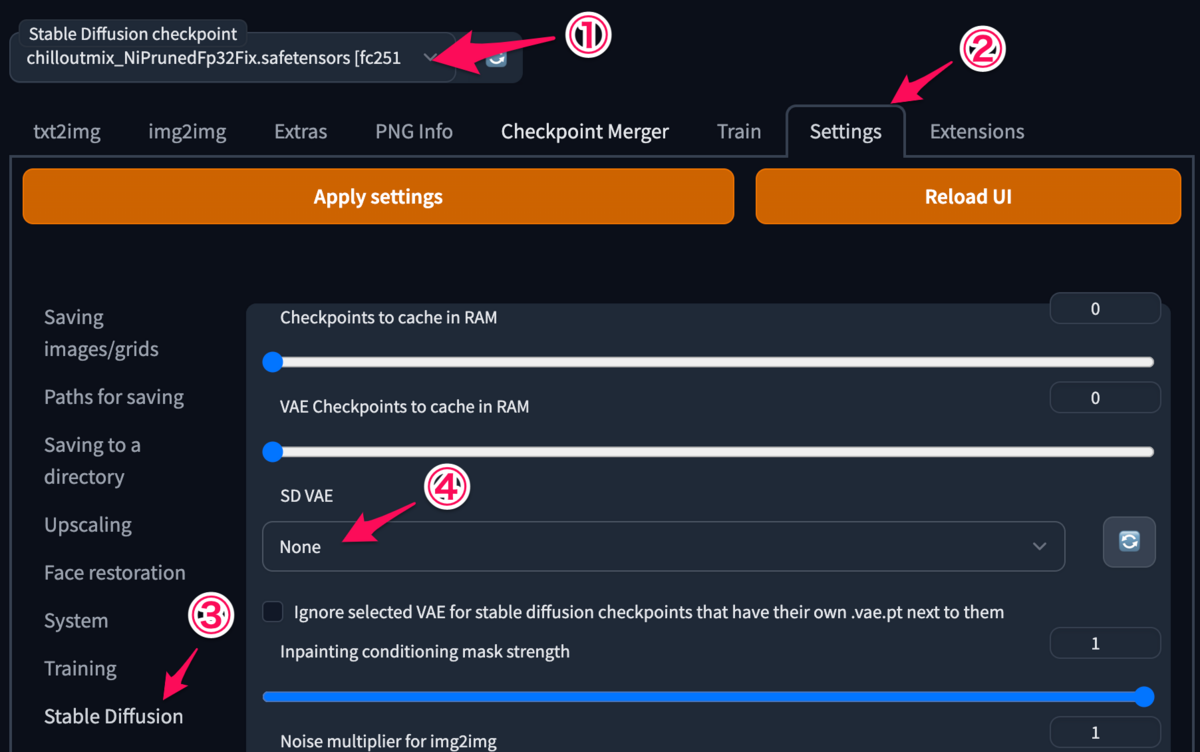 Stable diffusion にChilloutMixを導入 - あすたるえごの備忘ログ