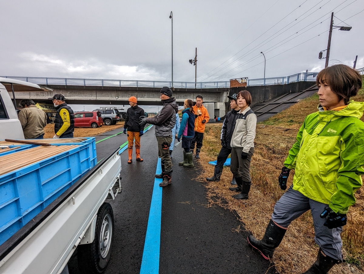 東海CX第4戦 根尾川スポーツ広場 コース設営 - HATCH DIARY