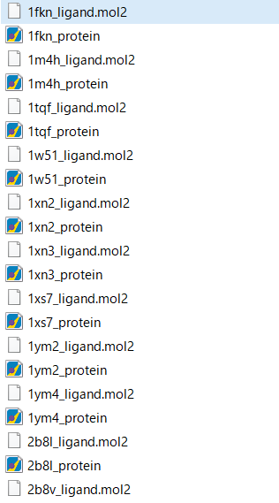 Getting sample datasets from DeepChem/PDBbind to play around from home ...