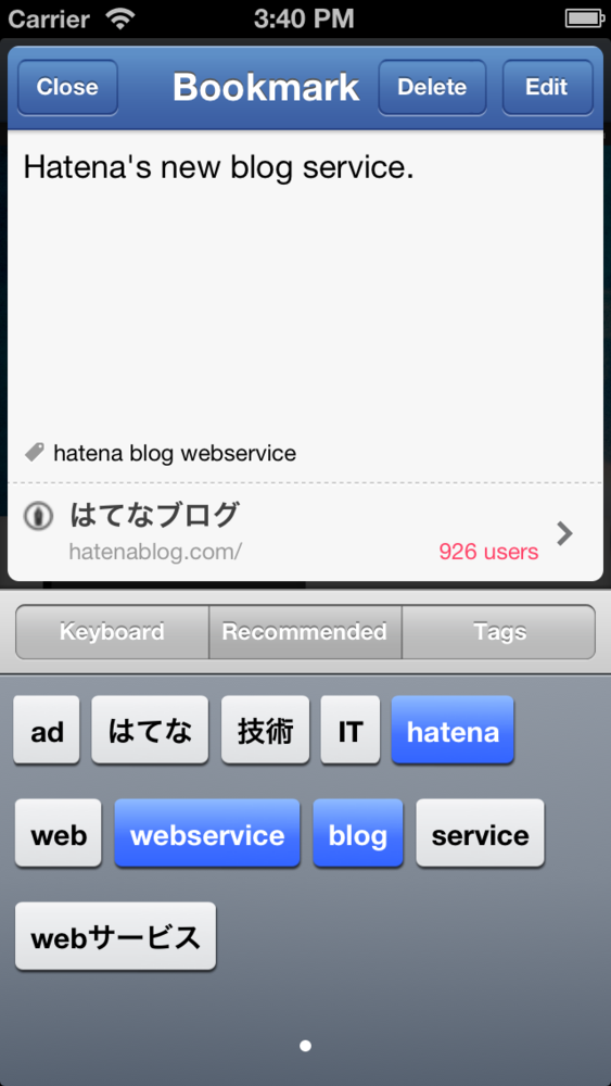 GitHub - hatena/Hatena-Bookmark-iOS-SDK: This library is deprecated.