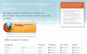 Firefoxの次期バージョン「Firefox 3.6」リリース候補版が公開 - はてなニュース