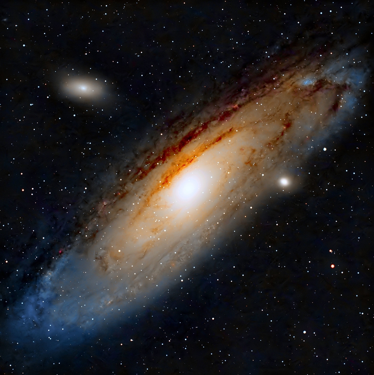 M31 アンドロメダ銀河（再処理） - 明日撮ろ写真