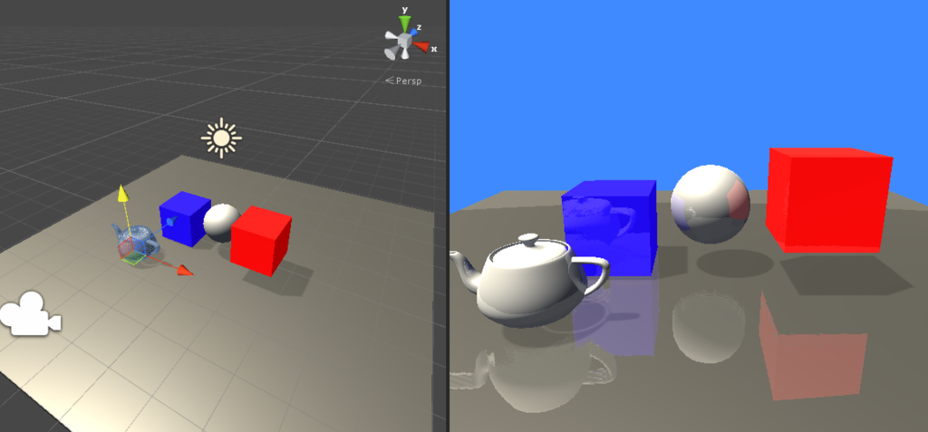 Unity で Screen Space Reflection の実装をしてみた - 凹みTips