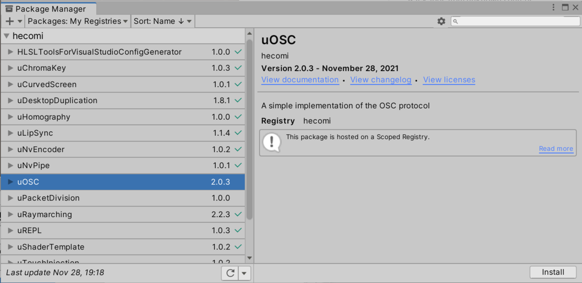 uOSC v2 をリリースしました - 凹みTips